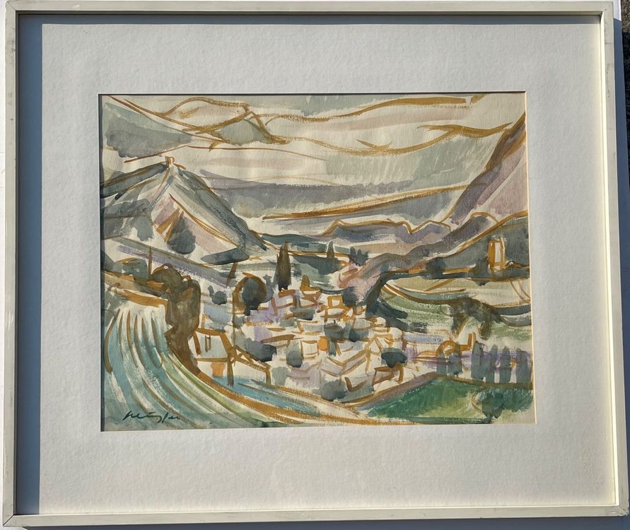 Aquarell Landschaft unleserlich signiert (Gebraucht) in Root für CHF 10 – mit Lieferung auf ...