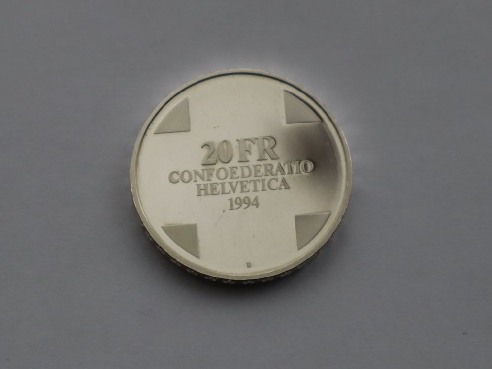 20 Fr. Gedenkmünze Teufelsbrücke 1994 (Gebraucht) in Reinach BL für CHF 25 – mit Lieferung auf ...
