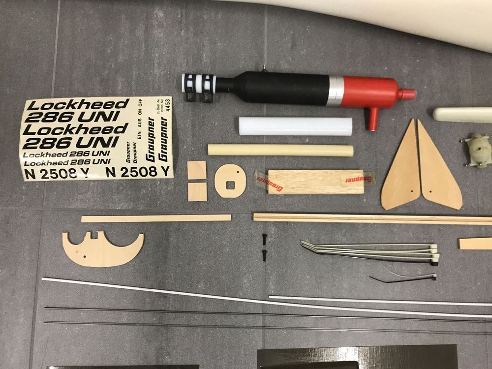 RARITÄT: GRAUPNER LOCKHEED 286 H BAUSATZ (Neu (gemäss Beschreibung)) in ...