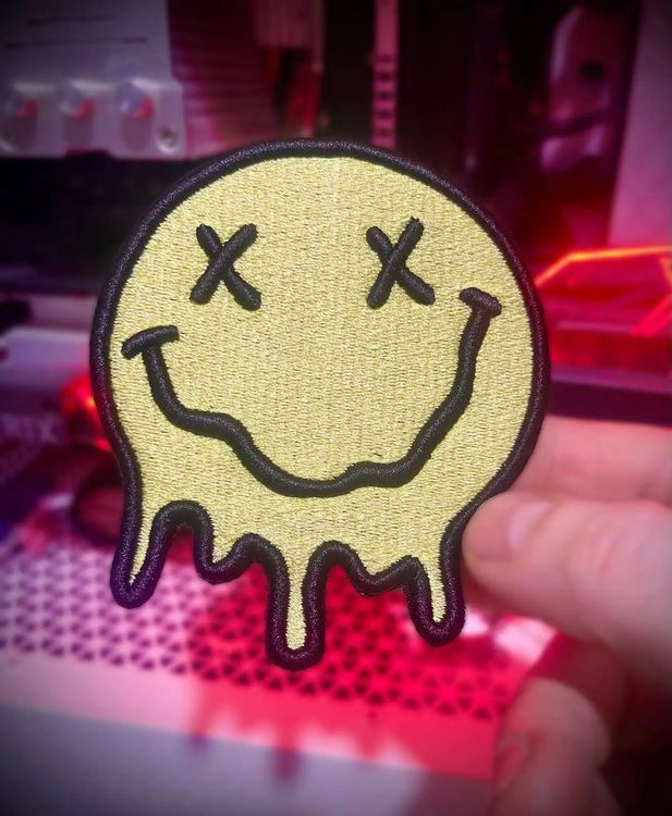 Smiley Face 3D Stickpatch – 3D‑Aufnäher – neu (Neu und originalverpackt ...