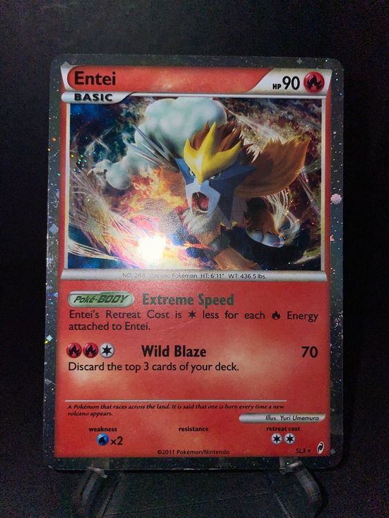 Pokemonkarte Entei Shiny call of Legends (Gebraucht) in Erlinsbach für ...
