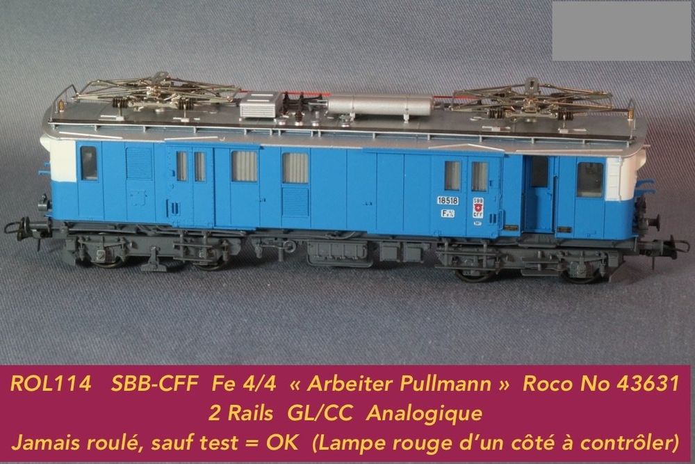 ROL114 SBB-CFF De 4/4 Arbeiter-Pullman Roco No 43631 | Kaufen auf Ricardo
