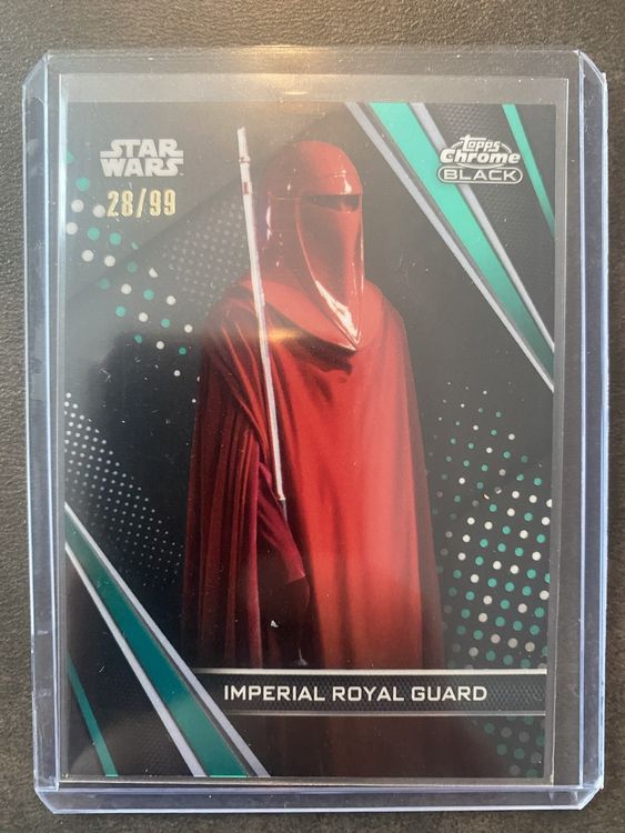 Topps Star Wars Chrome Black/ Imperial Royal Guard /99 (Neu (gemäss ...