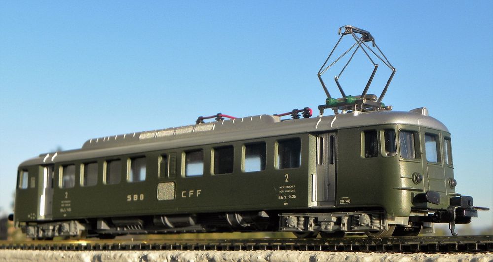 Train CFF avec automotrice RBe 4/4 - HO courant continu | Kaufen auf Ricardo