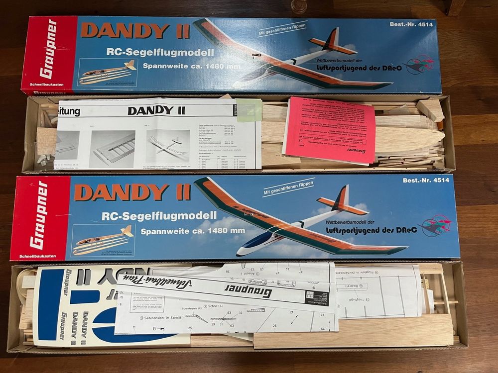Graupner Dandy II zwei Bausätze | Kaufen auf Ricardo