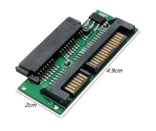 MINI SATA MSATA TO 7+15 2.5 inch SATA | Kaufen auf Ricardo