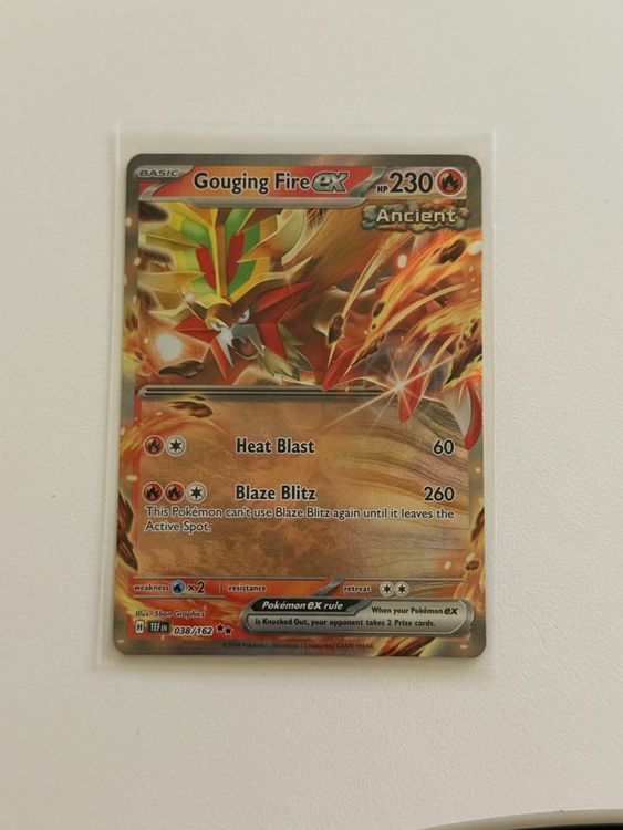 Gouging Fire ex #38 Pokemon Temporal Forces | Kaufen auf Ricardo