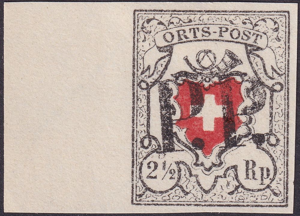 Orts-Post: 13I, Fournier-Fälschung mit breitem Bogenrand. (Gebraucht ...