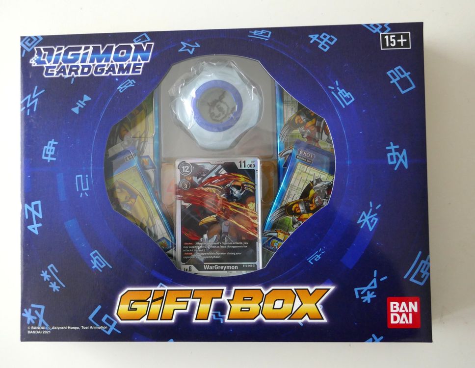 Digimon Gift Box 1 coffret EN 4 boosters + promo + counter | Kaufen auf ...