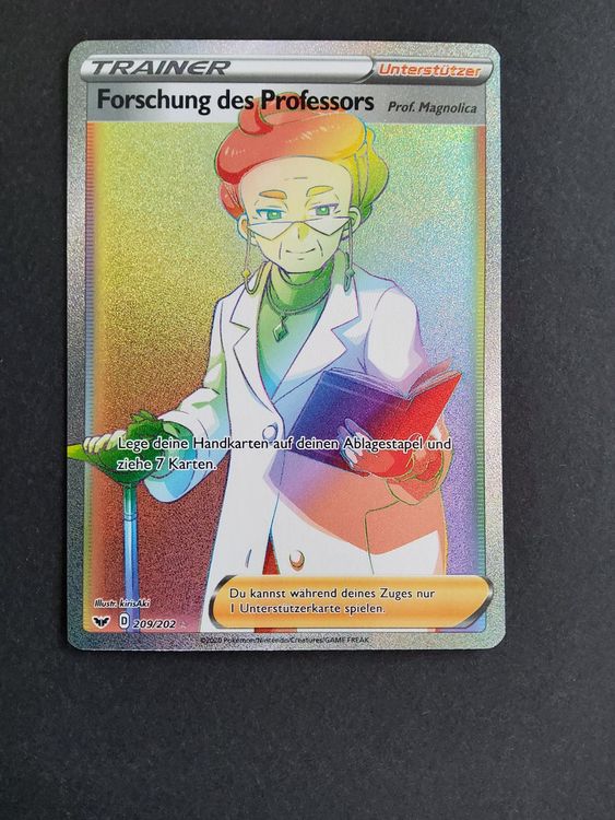 Pokemon karte Forschung des Professors Rainbow (Gebraucht) in Müllheim ...