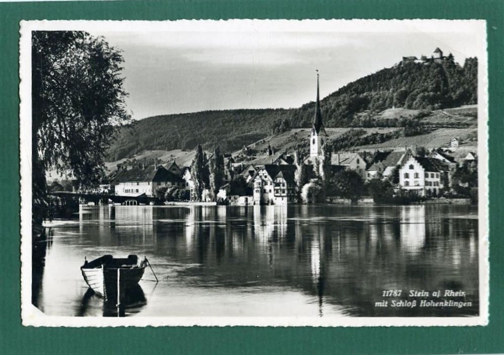 Stein am Rhein mit Schloss Hohenklingen, 1954 (Gebraucht) in Sargans für CHF 1 – mit Lieferung ...