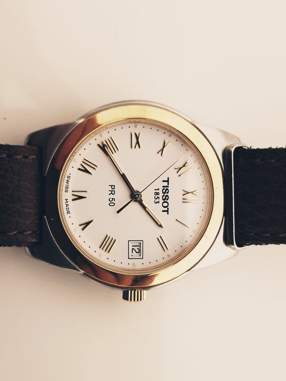Tissot PR 50 Uhr, sehr guter Zustand, Lederarmband (Gebraucht) in ...