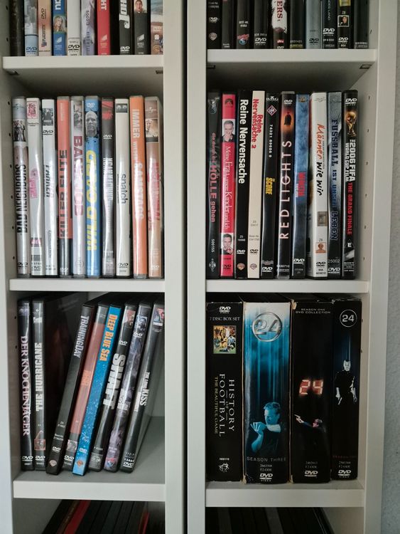 Grosse DVD Sammlung inkl. DVD Player, Regale und 1 KinoBild. | Kaufen ...