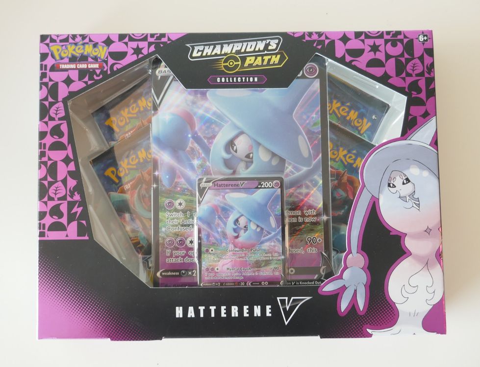 Pokémon Champions Path Hatterene V Collection (4 booster) EN | Kaufen auf Ricardo