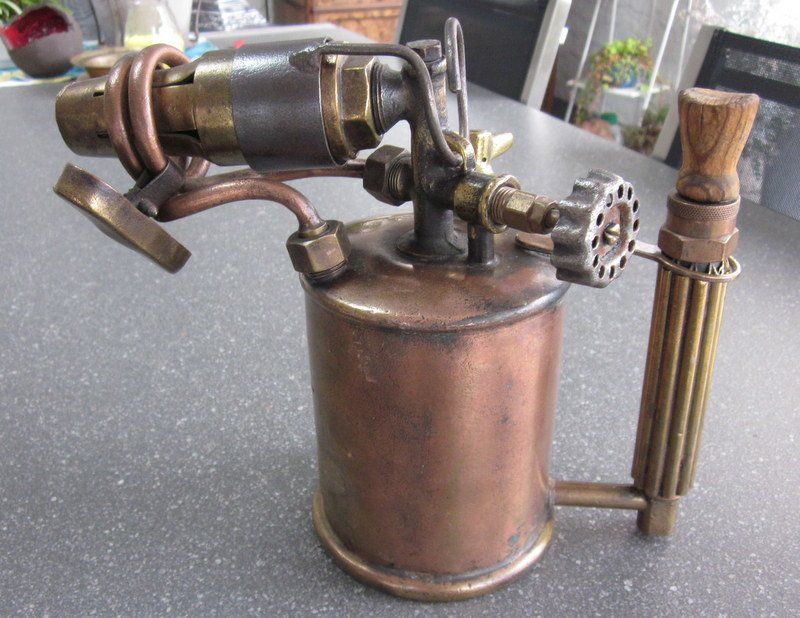 Alte Lötlampe, Zürich-Oerlikon, Suisse Nr.6 Messing/Kupfer (Gebraucht) in Bischofszell für CHF ...