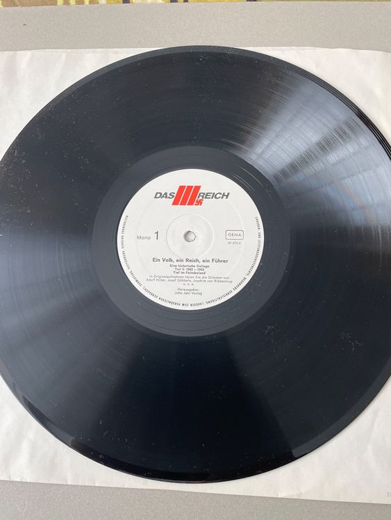 LP ein Volk, Ein Reich, ein Führer. 3 Stück zusammen (Gebraucht) in ...