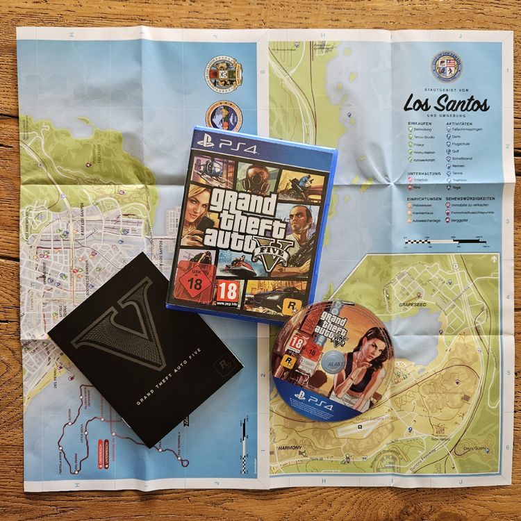 Grand Theft Auto V Five - PS4 (inkl Karte) | Kaufen auf Ricardo