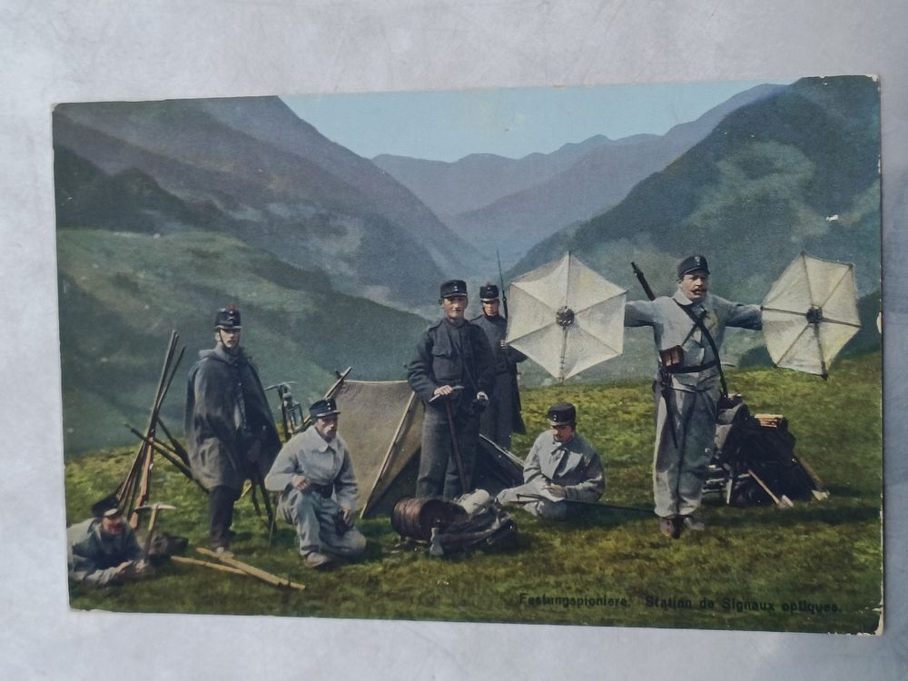 Alte PK / Festungspioniere - Gelaufen Feldpost 1914 (Gebraucht) in Brugg AG für CHF 15 – mit ...