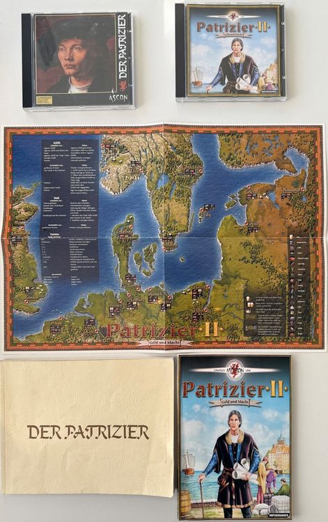 MS-DOS Spiel Der Patrizier 1 + 2 auf CDs +Extras - RETROGAME (Gebraucht ...