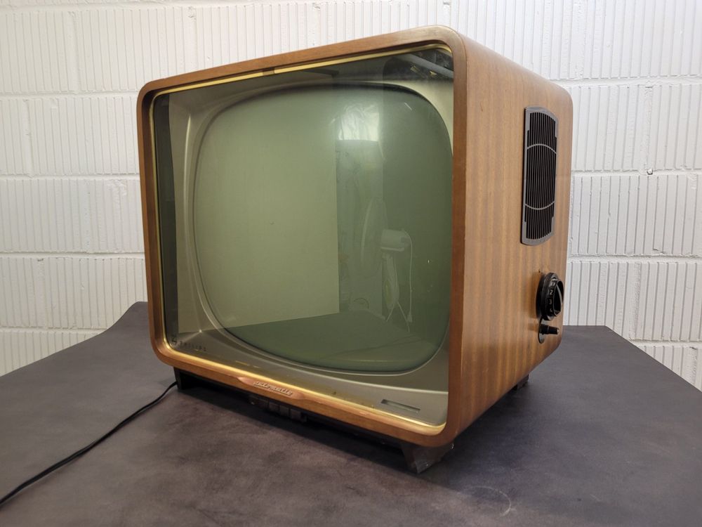 Philips Automatic PTT 1960 Fernseher Röhren -TV Holzdesign | Kaufen auf ...