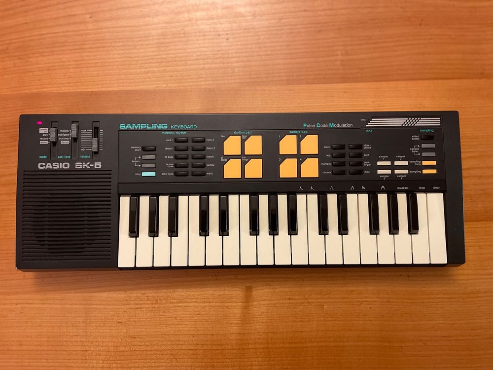 SK-5 Casio - Sampling Keyboard aus den Achtzigern (Gebraucht) in für ...