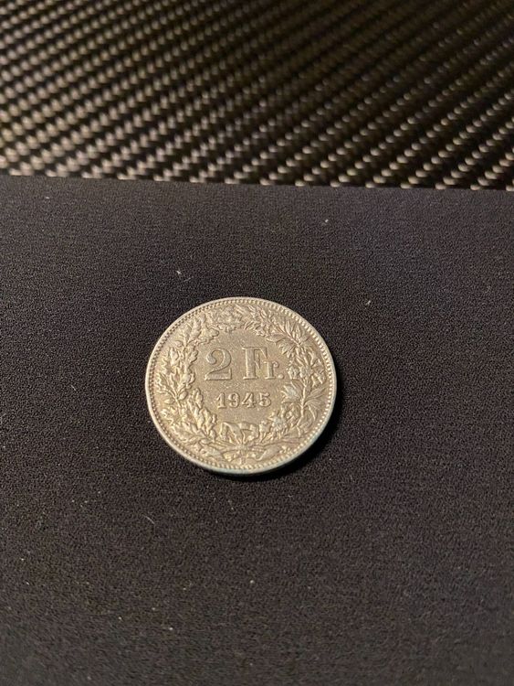 2 Fr. Silbermünze 1945 (Gebraucht) in Glattpark(Opfikon) für CHF 7 – mit Lieferung auf Ricardo ...