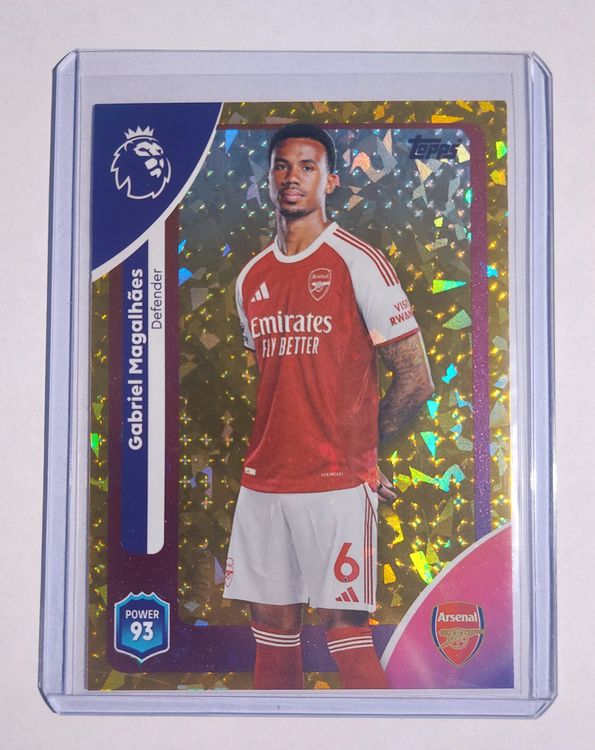 GABRIEL Arsenal GOLD DIAMOND /50 Topps Premier 2026 RARE! (Neu (gemäss ...