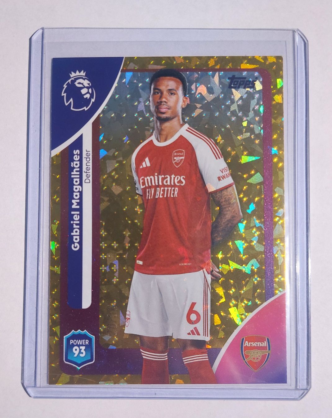 GABRIEL Arsenal GOLD DIAMOND /50 Topps Premier 2026 RARE! (Neu (gemäss ...