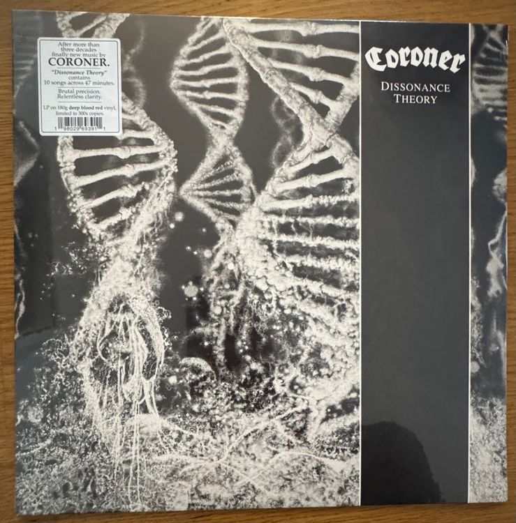 CORONER - Dissonance Theory LP (lim. 300, neu) (Neu und ...