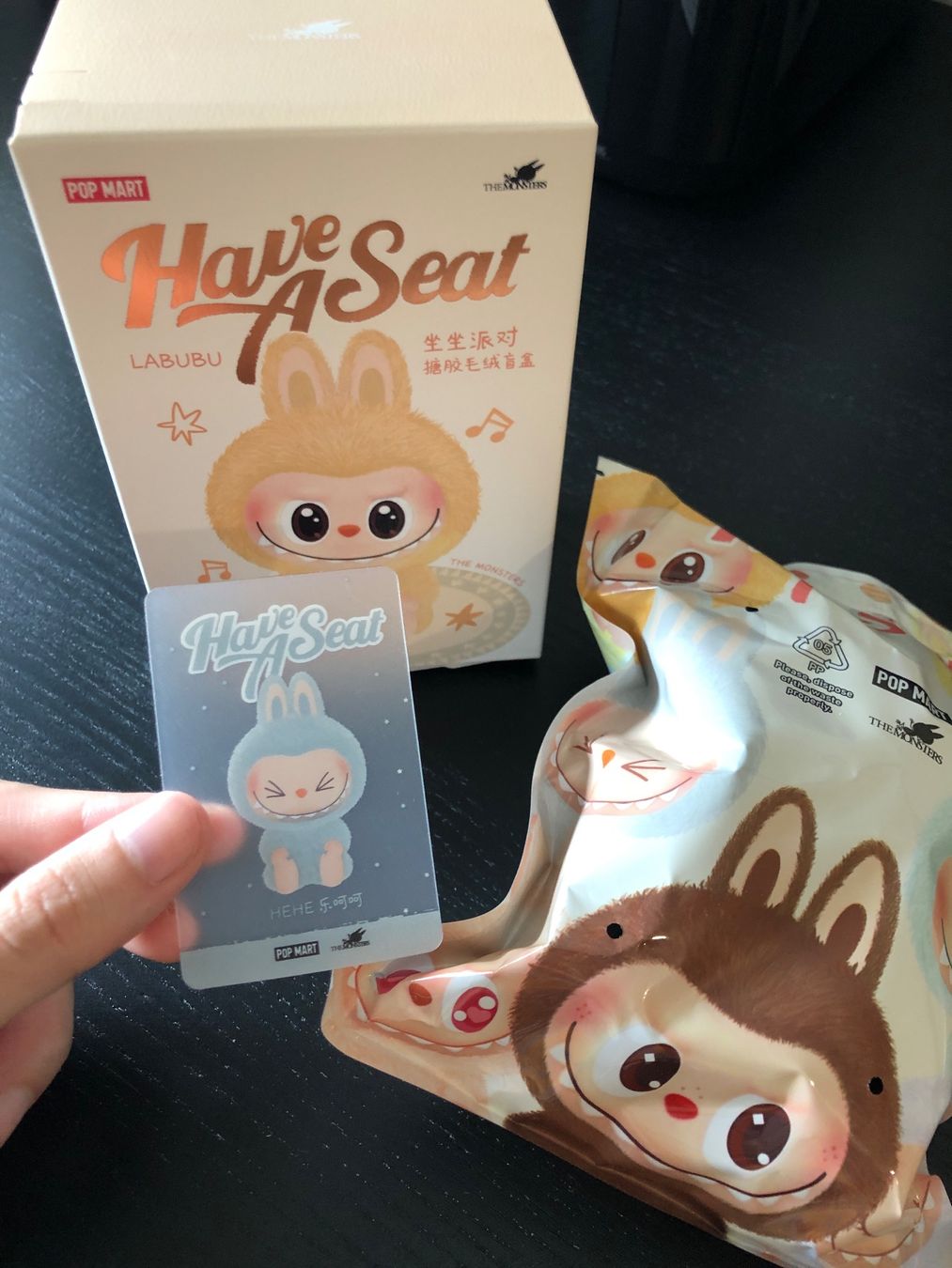 Pop Mart Labubu V2 Have A Seat - HEHE (check card) (Neu (gemäss Beschreibung)) in Glattbrugg für ...
