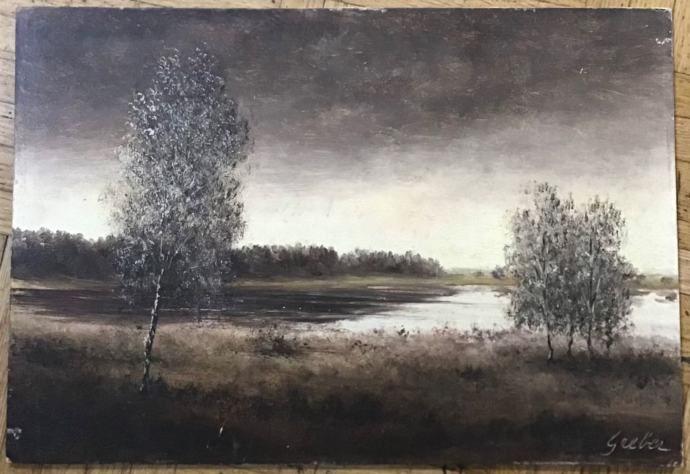 Landschaft Gemälde von Gerber (Gebraucht) in Root für CHF 5 – mit Lieferung auf Ricardo kaufen