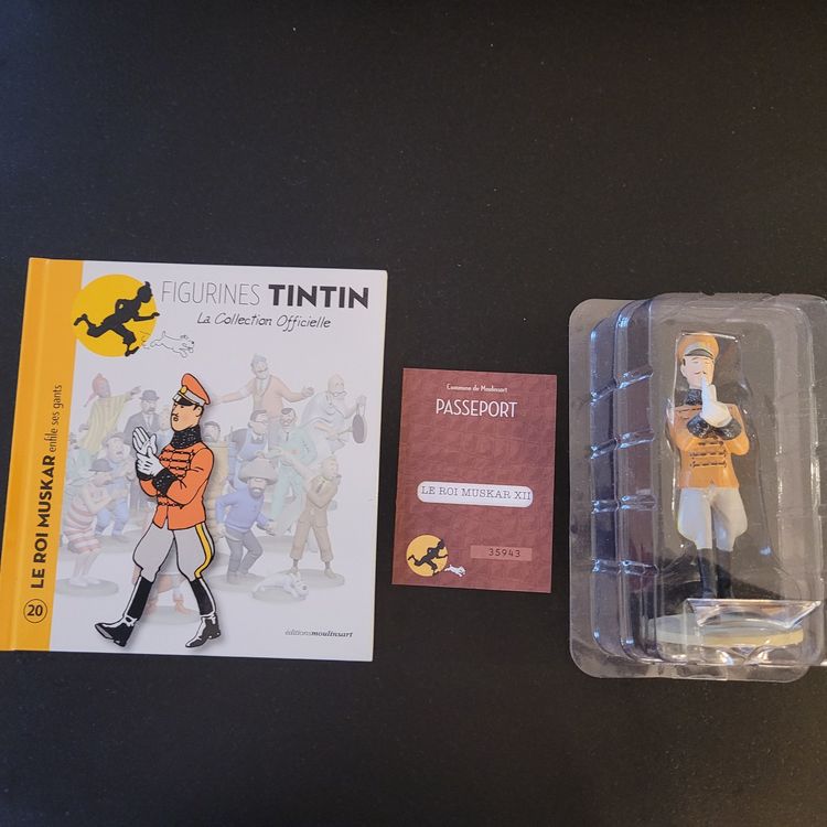 Livre Et Figurine Collection Tintin Le Roi Muskar (Neu (gemäss ...