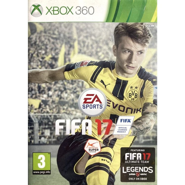 FIFA 17 - Microsoft XBox 360 (Gebraucht) in Jonschwil für CHF 12.9 – mit Lieferung auf Ricardo ...