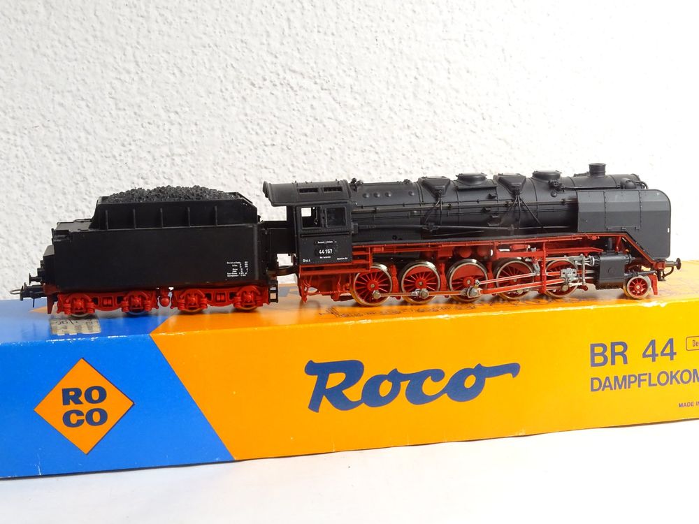 Roco 04126D Dampflok BR44 157, DR, Analog, H0,GS/DC,OVP (Gebraucht) in ...