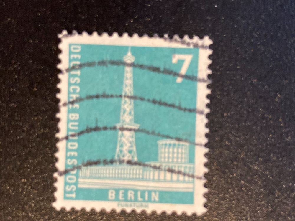 BRD Berlin 1956 Berliner Stadtbilder 7 Pf. Funkturm gest. | Kaufen auf Ricardo