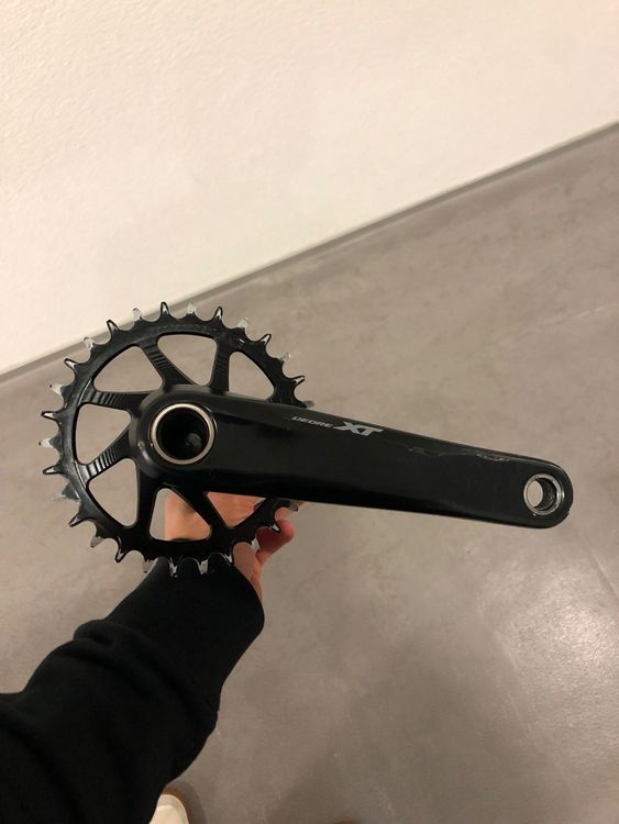 Shimano XT MTB Kurbel 165mm mit 30T Kettenblatt, XTR Lager (Gebraucht) in Einsiedeln für CHF 80 ...
