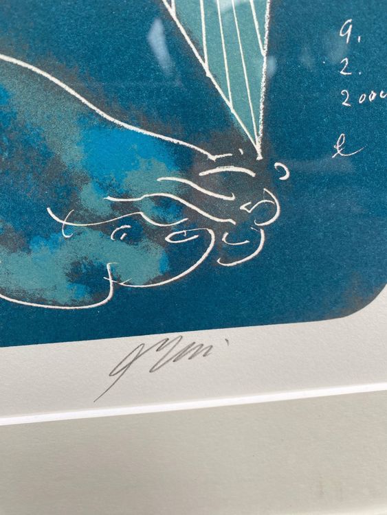 Wunderschöne signierte Lithographie von Hans Erni | Kaufen auf Ricardo