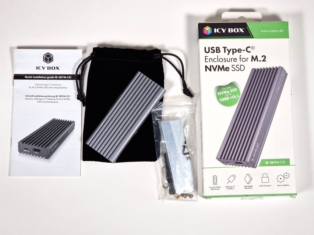 ICY BOX USB Type-C Enclosure for M.2 NVMe SSD (Gebraucht) in Zollikofen ...