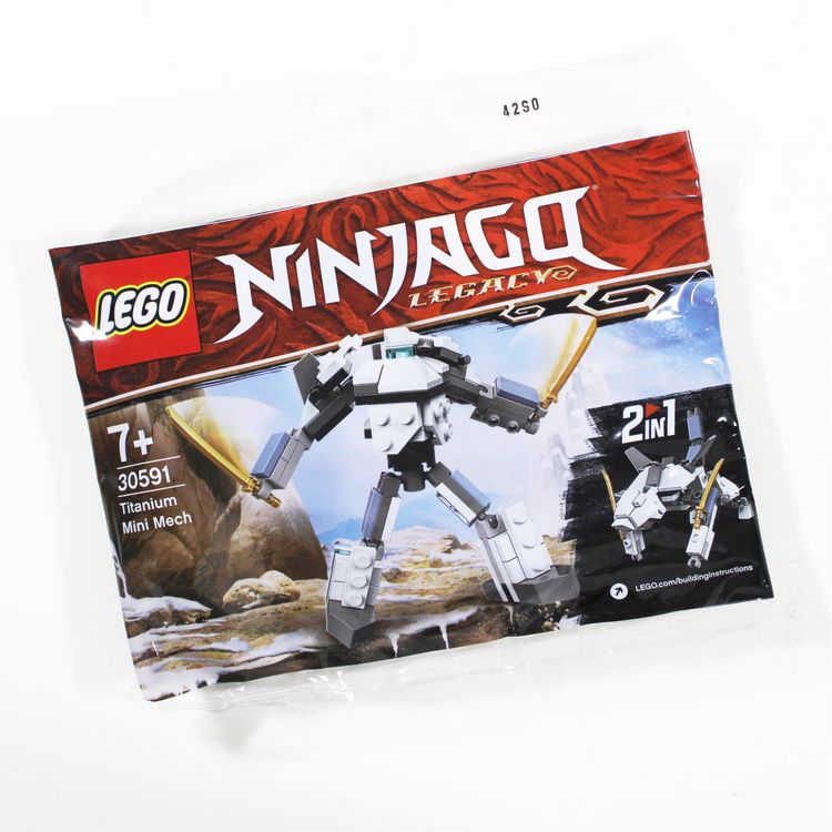 LEGO NINJAGO - LEGACY Titanium Mini Mech Polybag 30591 OVP (Neu und ...