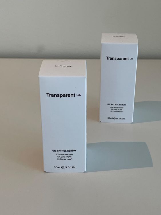 NEU Transparent Lab Oil Patrol Serum, 2x 30ml | Kaufen auf Ricardo