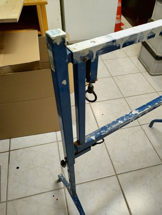 2 X BÖCKE STAHLBOCK ARBEITSBOCK METALL GERÜSTBOCK (Gebraucht) in ...