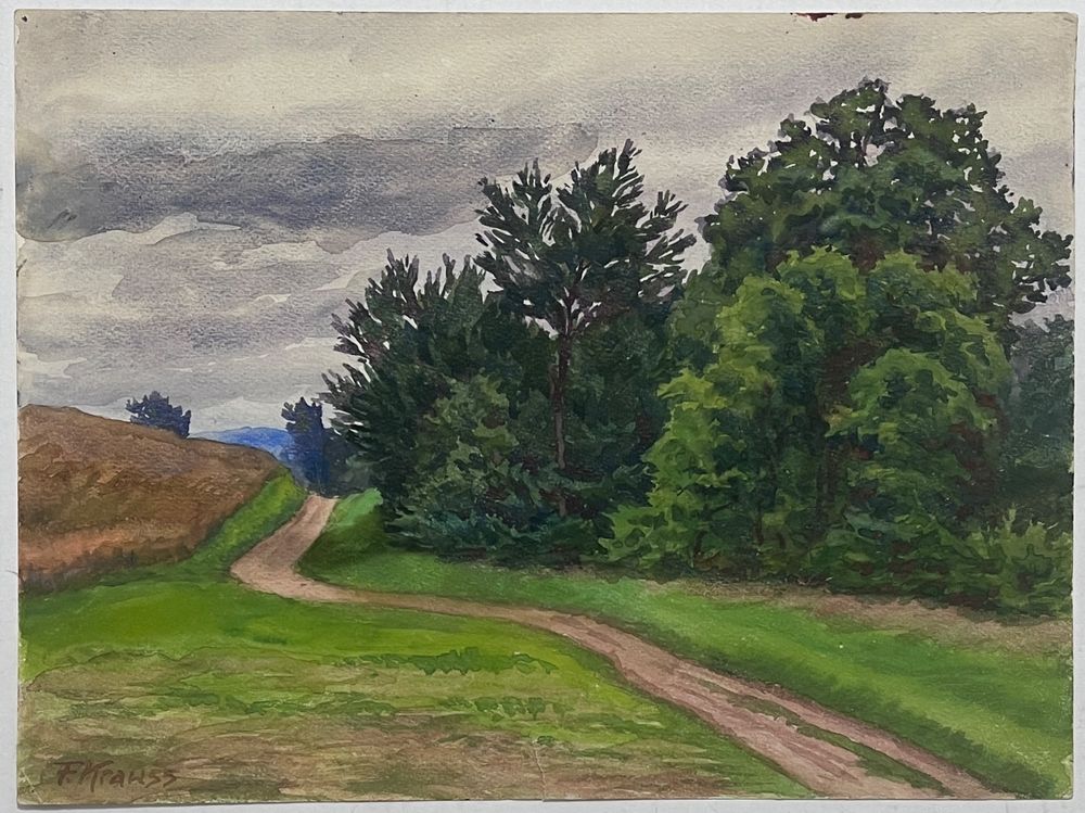Franz Krauss ( 1955) Landschafts Aquarell (Gebraucht) in Root für CHF 10 – mit Lieferung auf ...