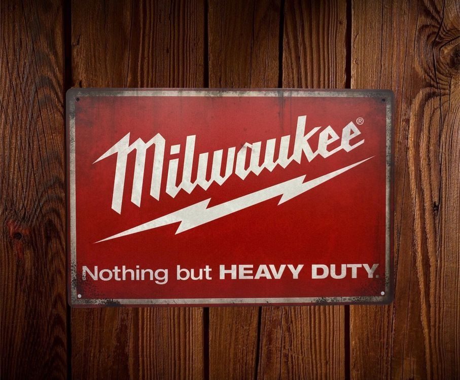 Milwaukee Tools Radio Set Blechschild (Neu und originalverpackt) in ...