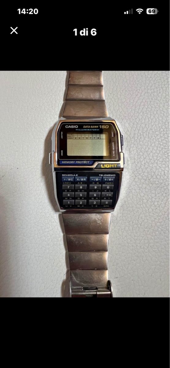 Casio Data Bank 150 Vintage: Un classico intramontabile! (Usato) a ...