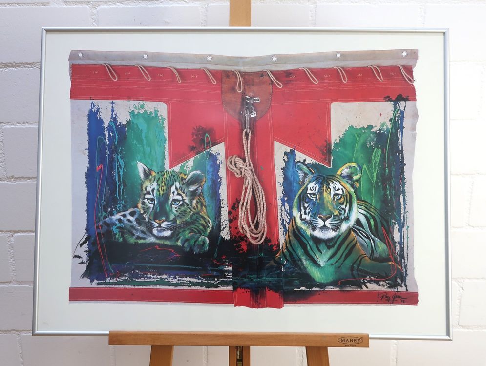 Kunstdruck Rolf Knie Tiger | Kaufen auf Ricardo