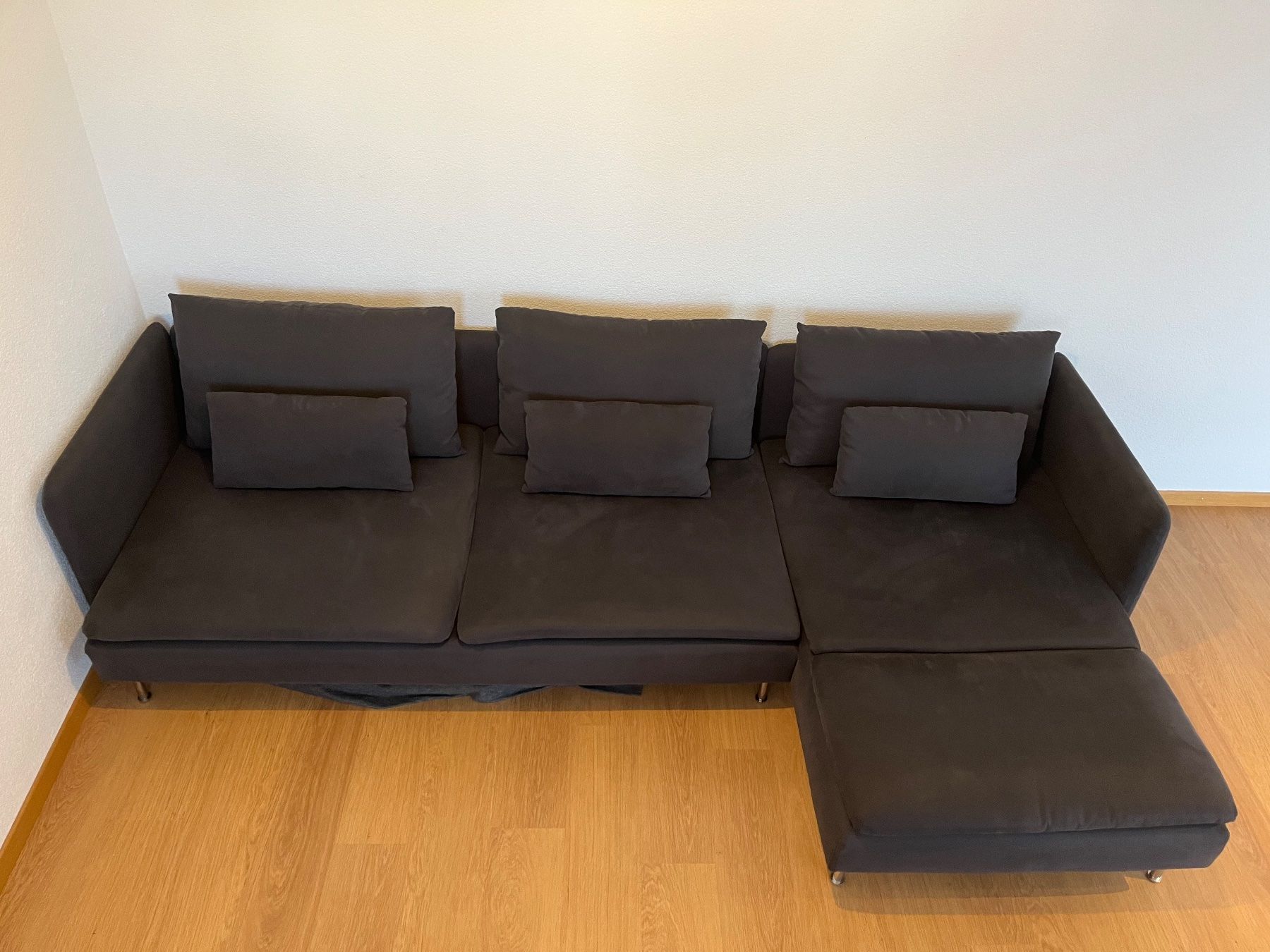 IKEA Söderhamn 4er - Sofa Anthrazit inkl. 6 Kissen (Gebraucht) in Neukirch für CHF 399 – nur ...