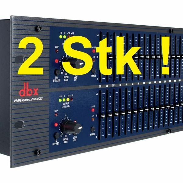 2x EQ Equalizer dbx 1231, Studio Shure, Sennheiser, AKG, JBL (Gebraucht ...