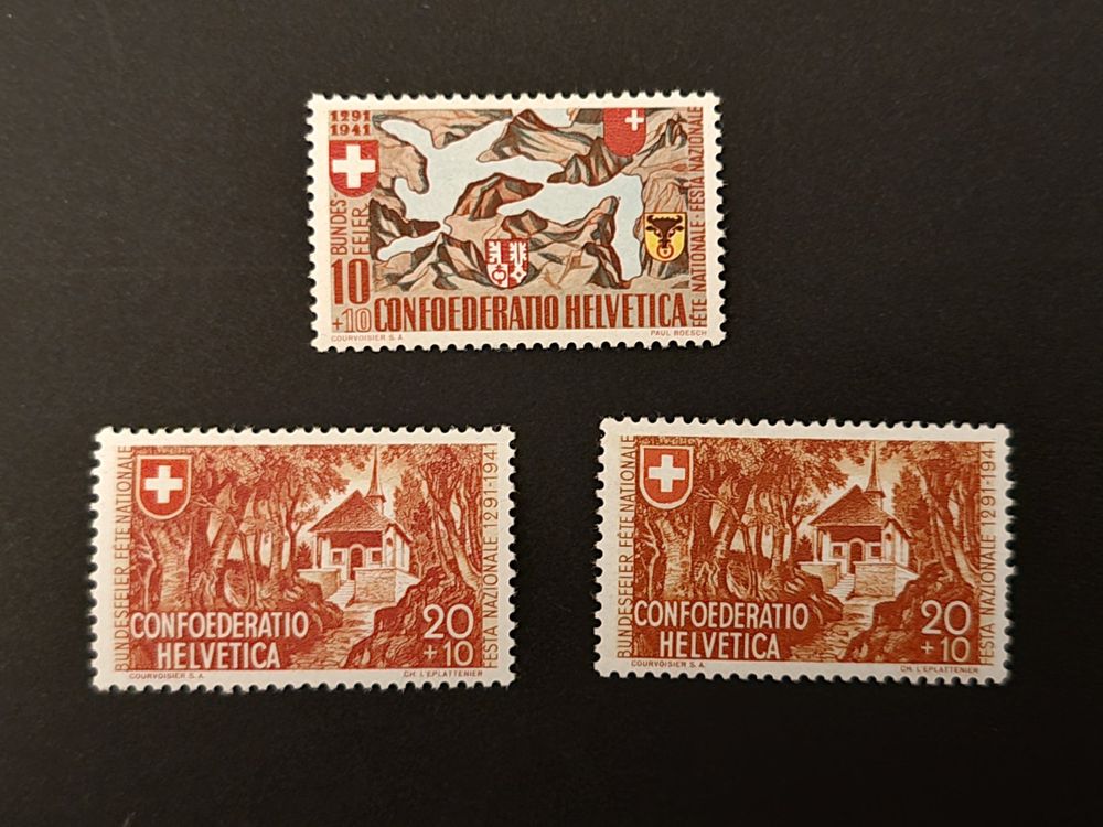 CH 1941 PP B13**/B14-B14c** SBK Fr. 17.50 (Neu (gemäss Beschreibung)) in Monte Carasso für CHF 2 ...