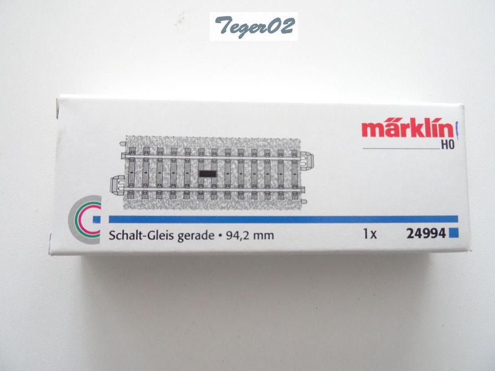 Märklin H0 24994 Schalt-Gleis (Neu und originalverpackt) in Hochdorf ...