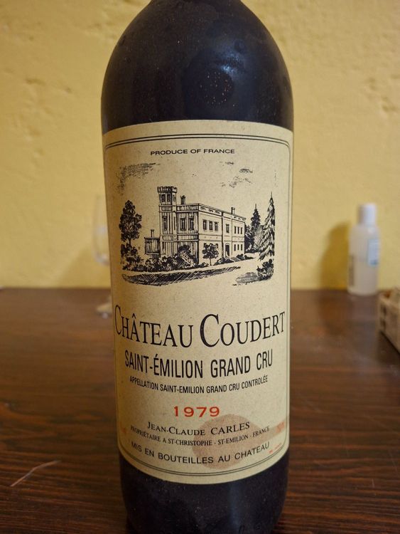 Château COUDERT 1979- 45 ans d'âge.St-Emilion gd cru | Kaufen auf Ricardo